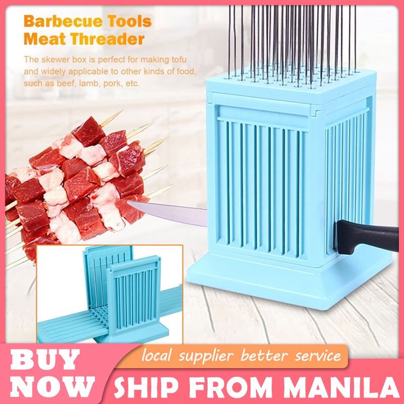 Meat Skewer Maker Wear Meat String Machine BBQ Meat Beef Tofu Slicer ...
