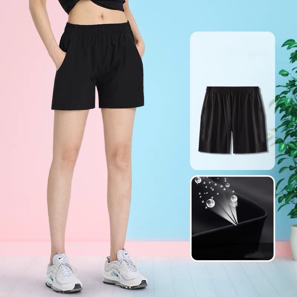 Running Taslan Shorts For Woman Summer Korean Short | Shopee Philippines