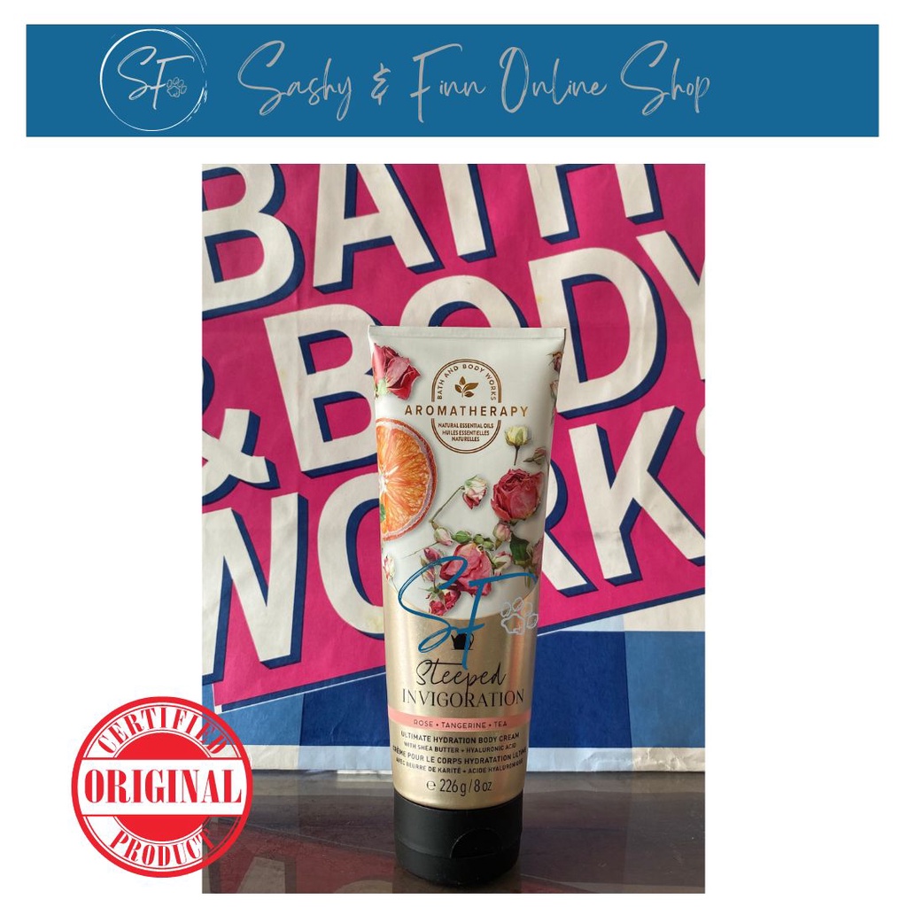 STEEPED INVIGORATION - Bath and Body Works Body Cream | Shopee Philippines