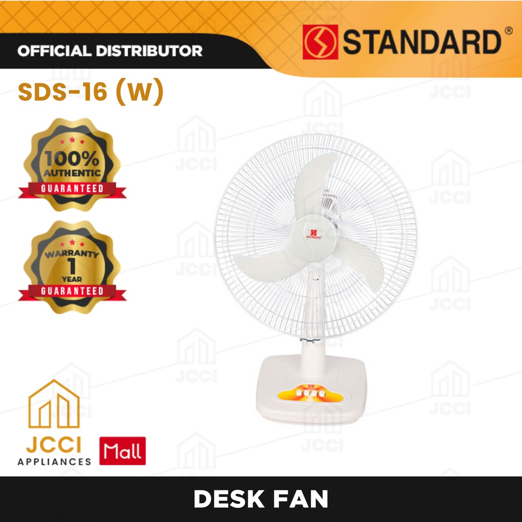 Standard Desk Fan 16" Banana Blade SDS 16 (W) | Shopee Philippines