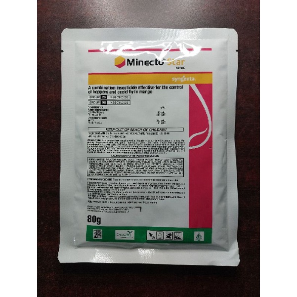 MINECTO STAR 60WG (80 grams) Cyantraniliprole + Pymetrozine Insect ...