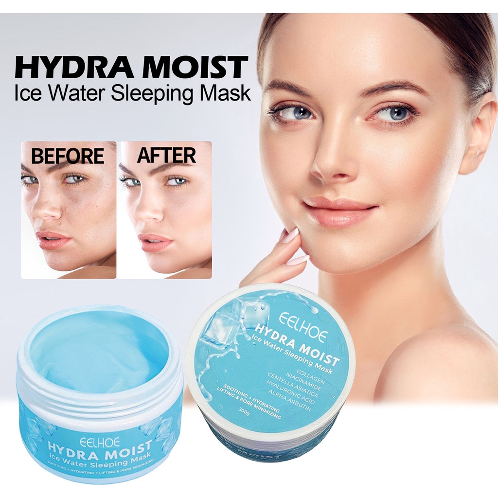 EELHOE Hydra moist ice water sleeping mask Deep hydration Dry face ...