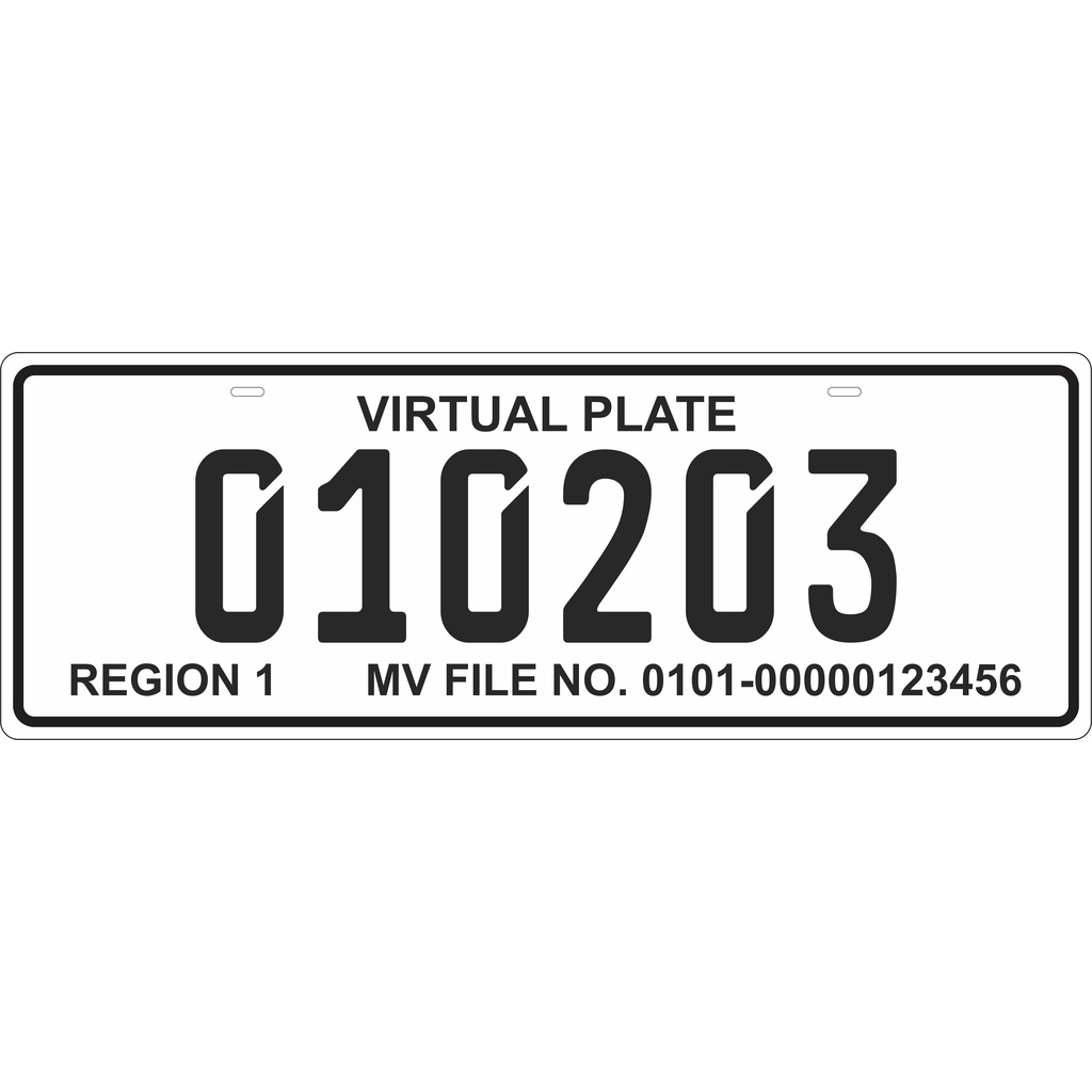 CAR PLATE SOLO (VIRTUAL) | Shopee Philippines