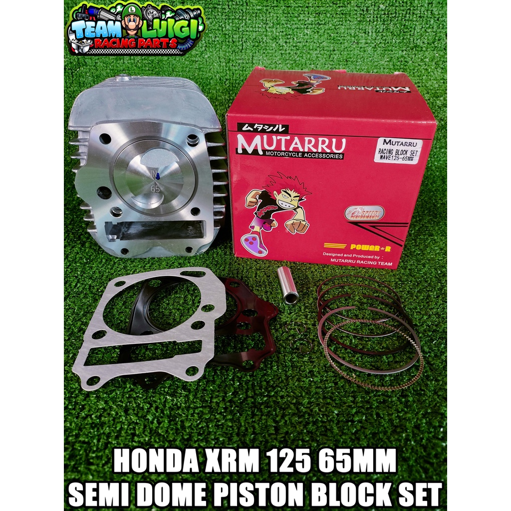 MUTARRU HONDA XRM 125 65MM SEMI DOME PISTON CYLINDER BLOCK SET | Shopee ...