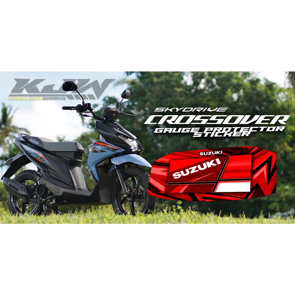 Gauge Protector For Suzuki Skydrive Crossover Red Design | Shopee ...