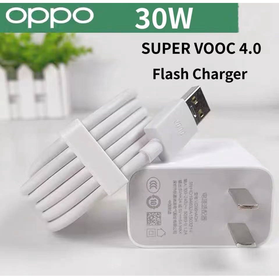 Original OPPO 30W VOOC TYPE C FAST CHARGER for OPPO A94, Reno 3, Reno 3 Pro, Reno 4 and Reno 6Z ...