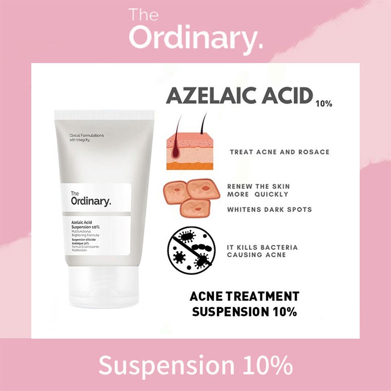The Ordinary Azelaic Acid 10% Blackhead Remover Acne Scar Remover ...