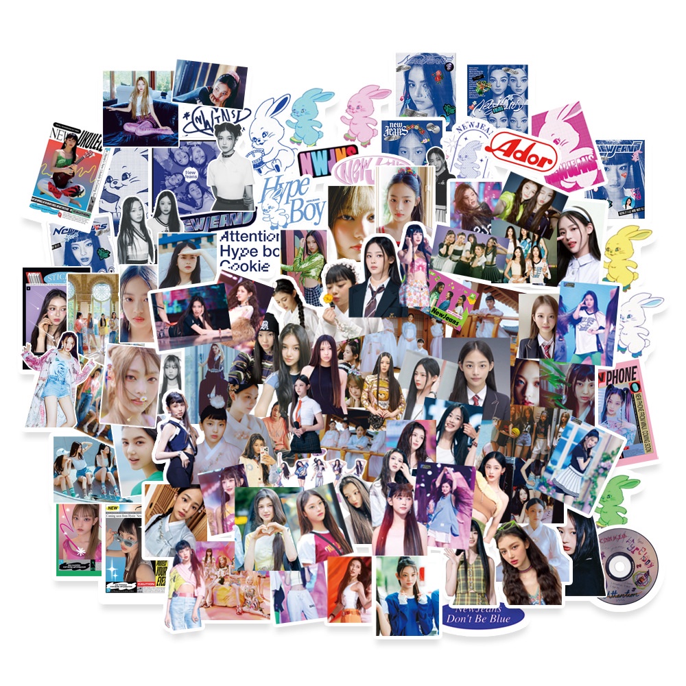 Non-repetitive Stickers Set // KPOP NEW JEANS HAERIN MINJI DANIELLE ...