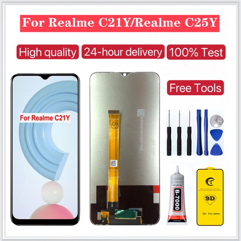 For Realme C21Y LCD Original/Realme C25Y LCD /Digital Touch Screen Display / lcd for Realme C21y ...