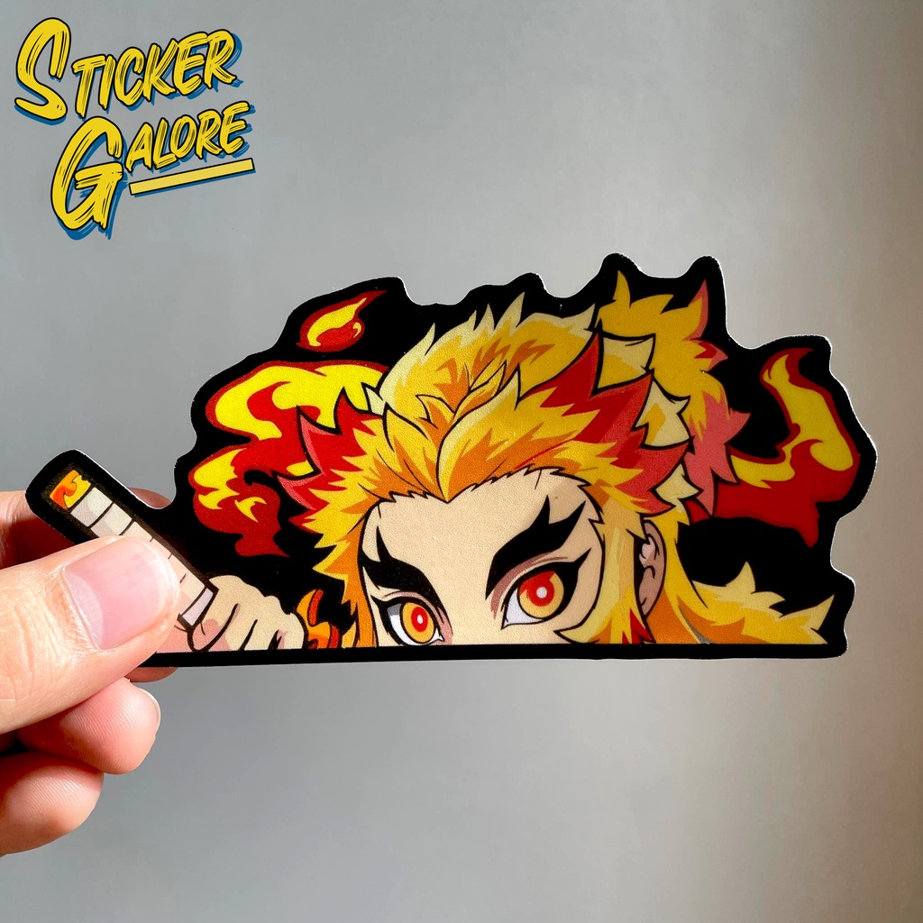 DEMON SLAYER PREMIUM PEEKER STICKERS (waterproof and scratch proof ...