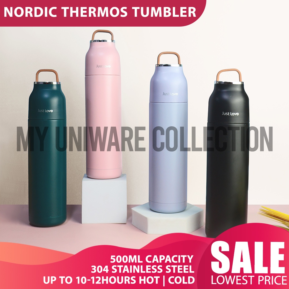 Nordic Insulated Vacuum Tumbler Cup Stainless Steel Thermos Water ...