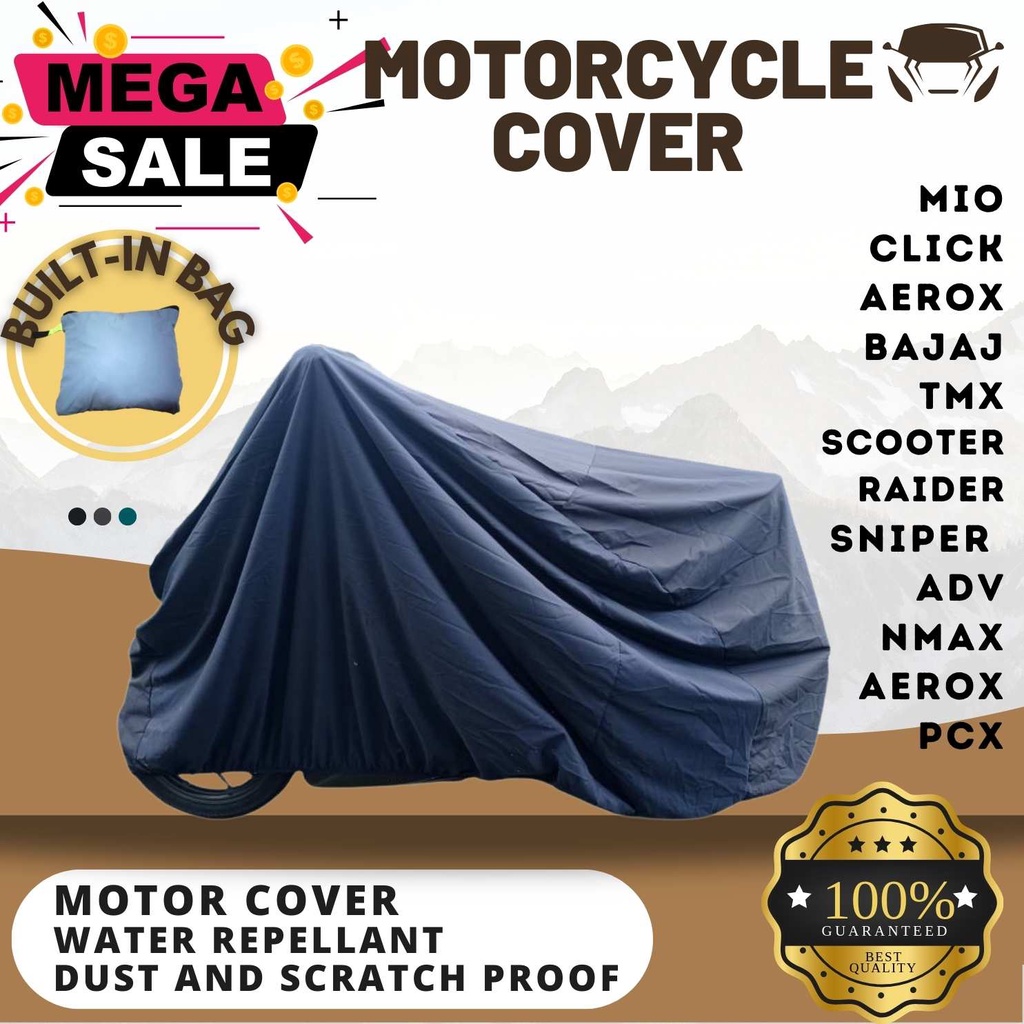 MOTOR COVER HIGH QUALITY WATER REPELLANT -MIO - WAVE - TMX - SNIPER ...