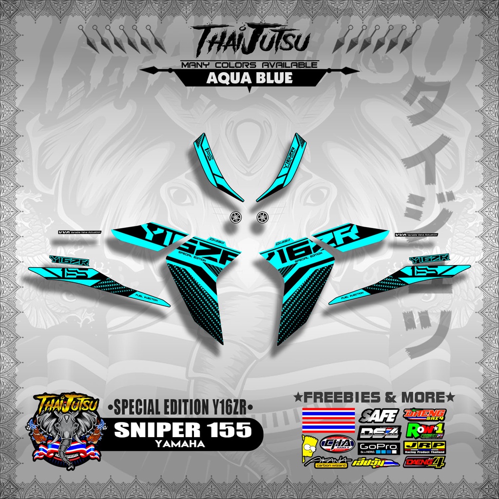 YAMAHA SNIPER 155 ( SPECIAL EDITION Y16ZR )【ThaijutsuStickers】 | Shopee ...