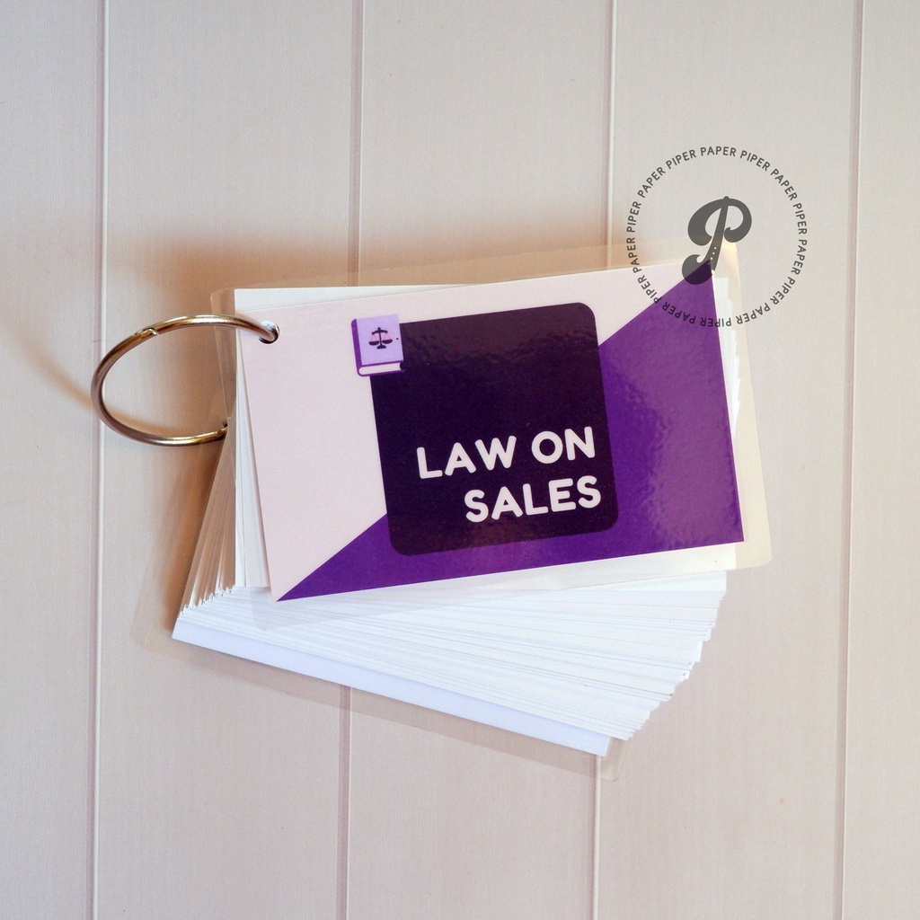 LAW ON SALES FLASHCARDS | Shopee Philippines