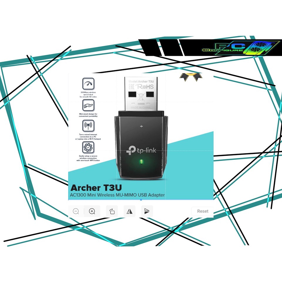 TPlink Archer T3u AC1300 USB - PC CONFIGURE | Shopee Philippines