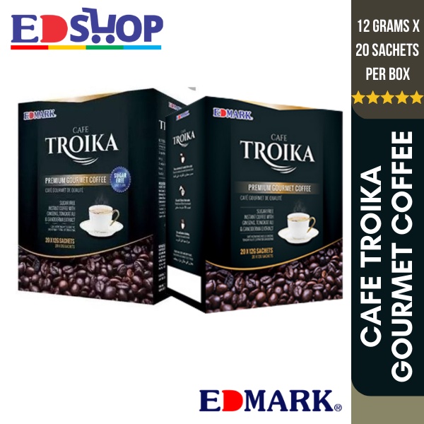 Edmark Products Original Cafe Troika Premium Gourmet Coffee 12 grams x ...