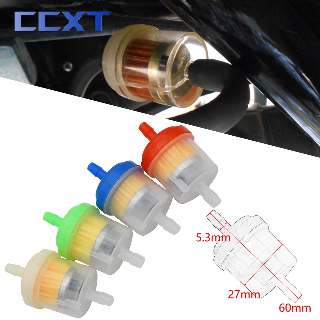 Gas Fuel Filter Oil Filter For Motorcycle Moped Scooter Dirt Bike ATV ...