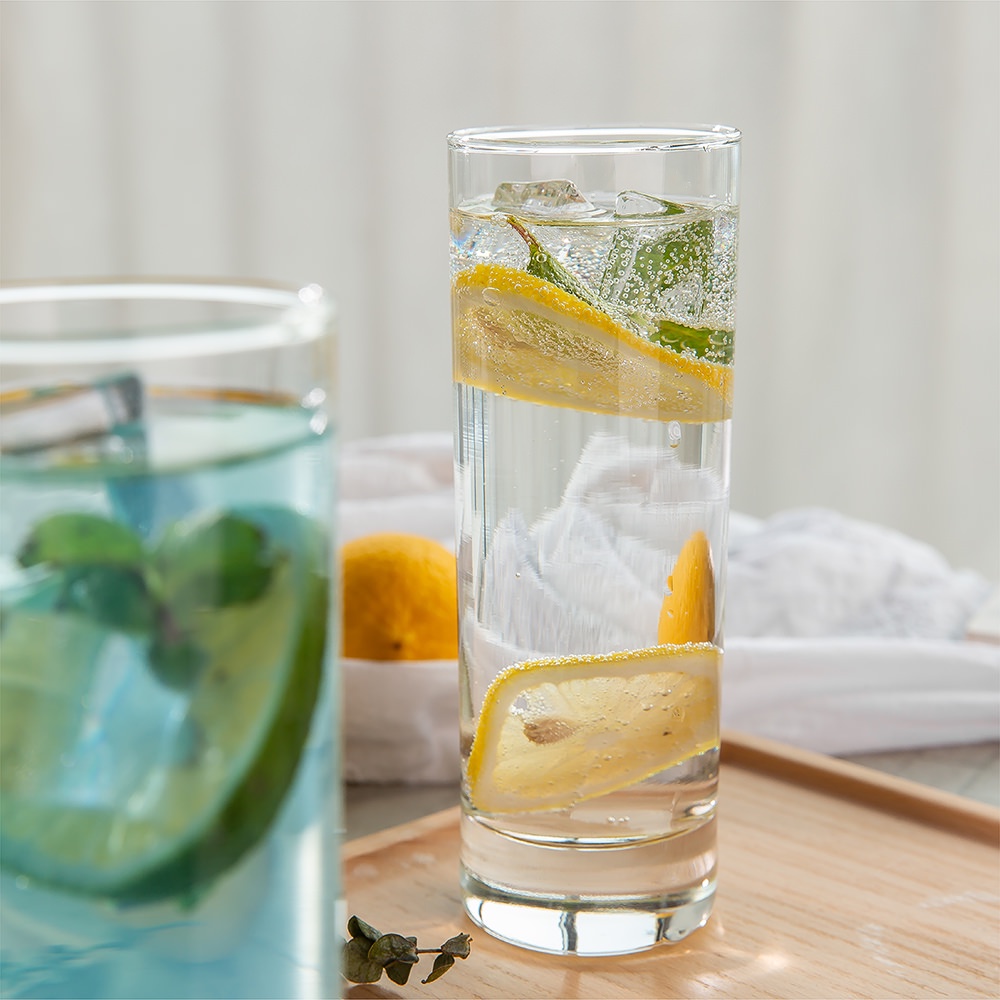 DELI Cocktail Glass Straight Glass Water Cup Colin Cup Juice Cup Milk ...