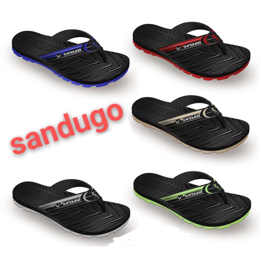SANDUGO FOR MEN Slipper Flipflop Outdoor Slipper Soft to wear | Shopee ...