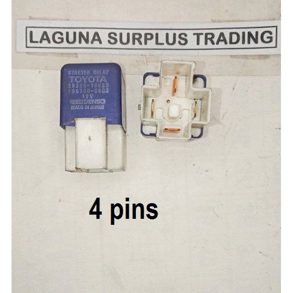 Toyota 28300-10020 Starter Relay Assembly 12v 4pins Japan surplus (USED ...