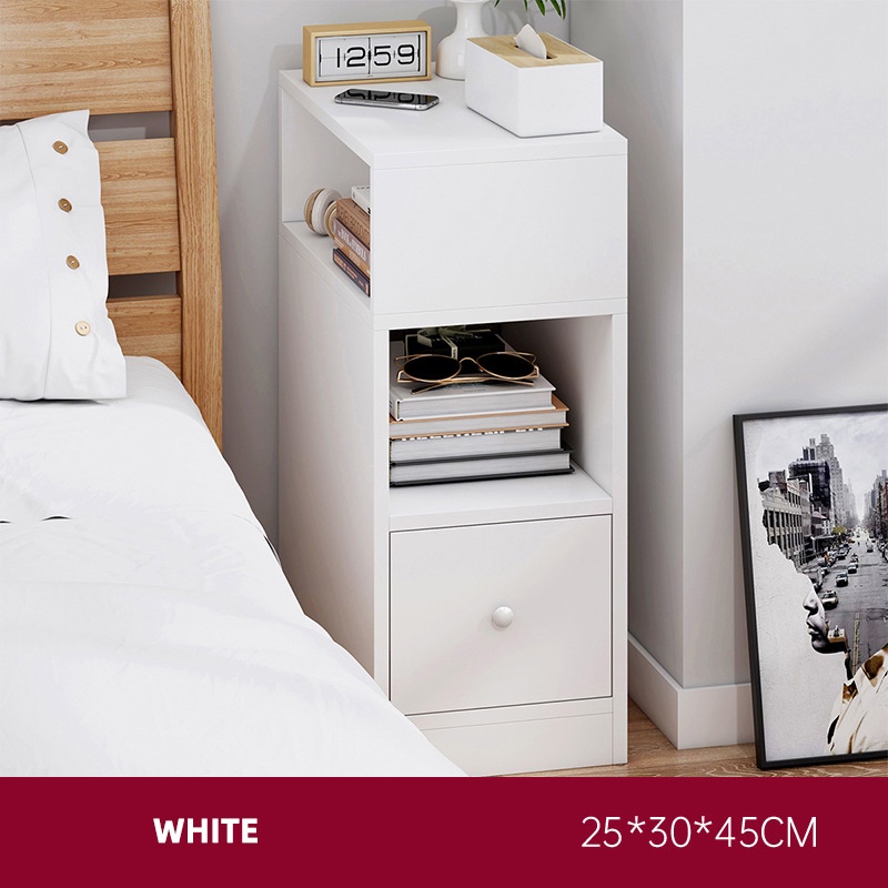 Sanxun Bedside Table Modern Bedroom Wall Side Mini Simple Small Cabinet ...