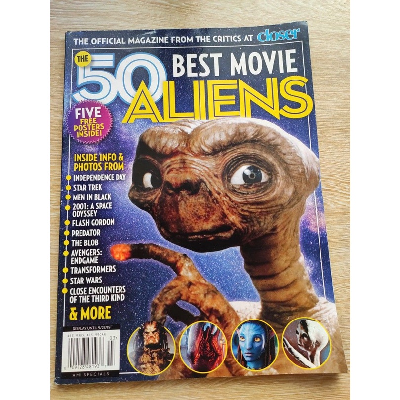 50 Best Movie Aliens "Official Magazine from Critics at Closer" ET MIB ...