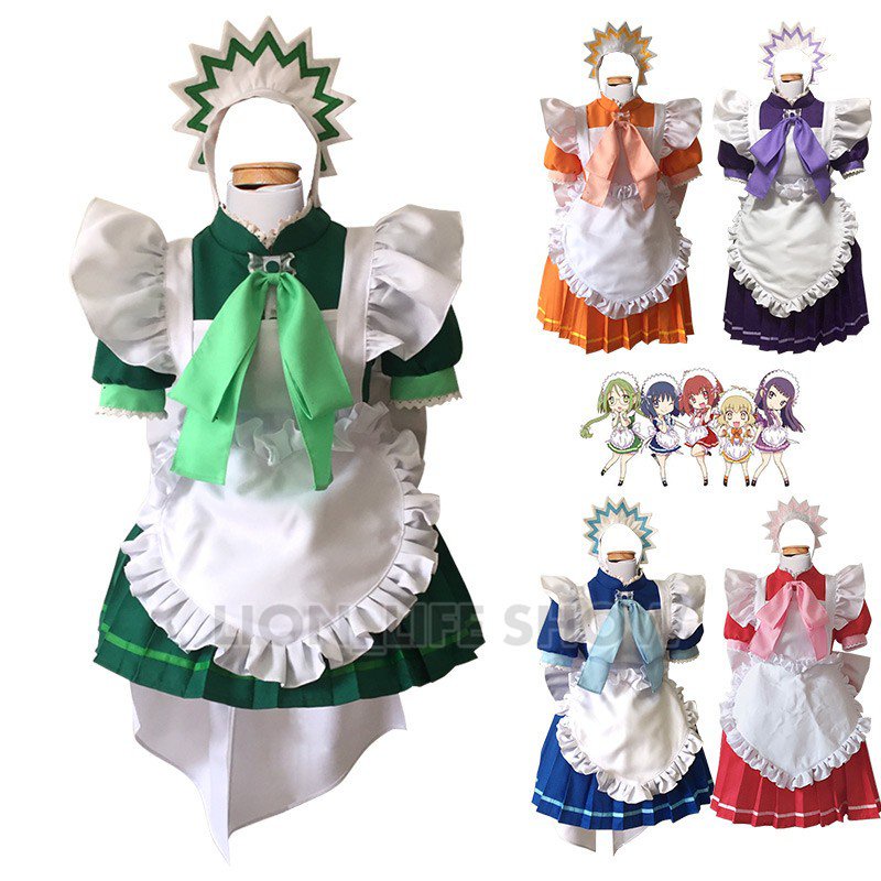 Tokyo Mew Mew Momomiya Ichigo Maid Dress Midorikawa Retasu Cosplay ...