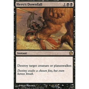 MTG Hero's Downfall (THS) | Shopee Philippines