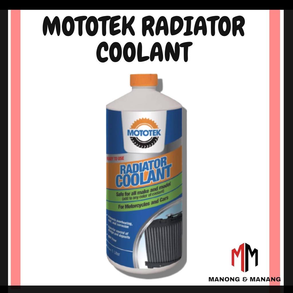 Mototek Ready To Use Radiator Coolant for Motorcycle and Cars | COD ...