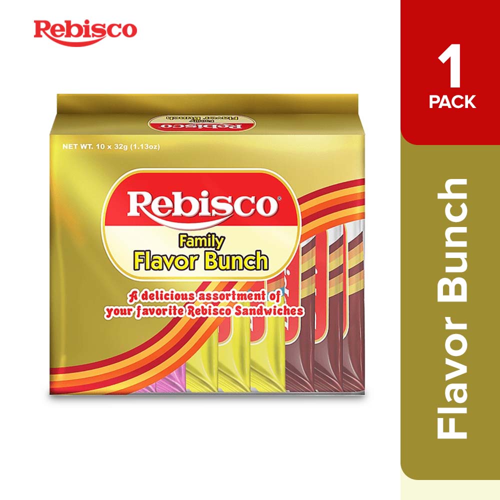 Rebisco Flavor Bunch 32G X 10Pcs | Shopee Philippines