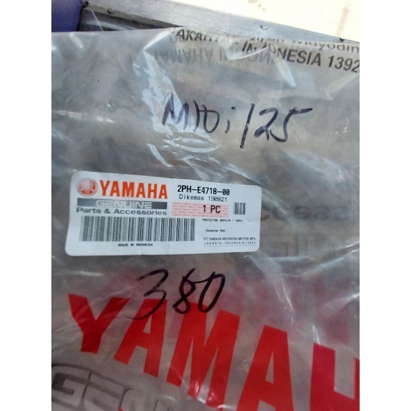 Yamaha Genuine Parts Mio i 125 Muffler Protector(2PH-E4718-00) | Shopee ...