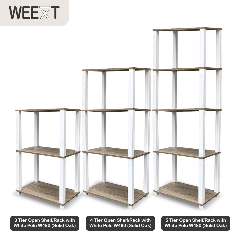Weext Open Shelf / Rack With Square Pole | Shopee Philippines
