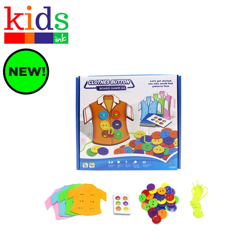 Clothes Button Board Game - Kids Ink | Shopee Philippines