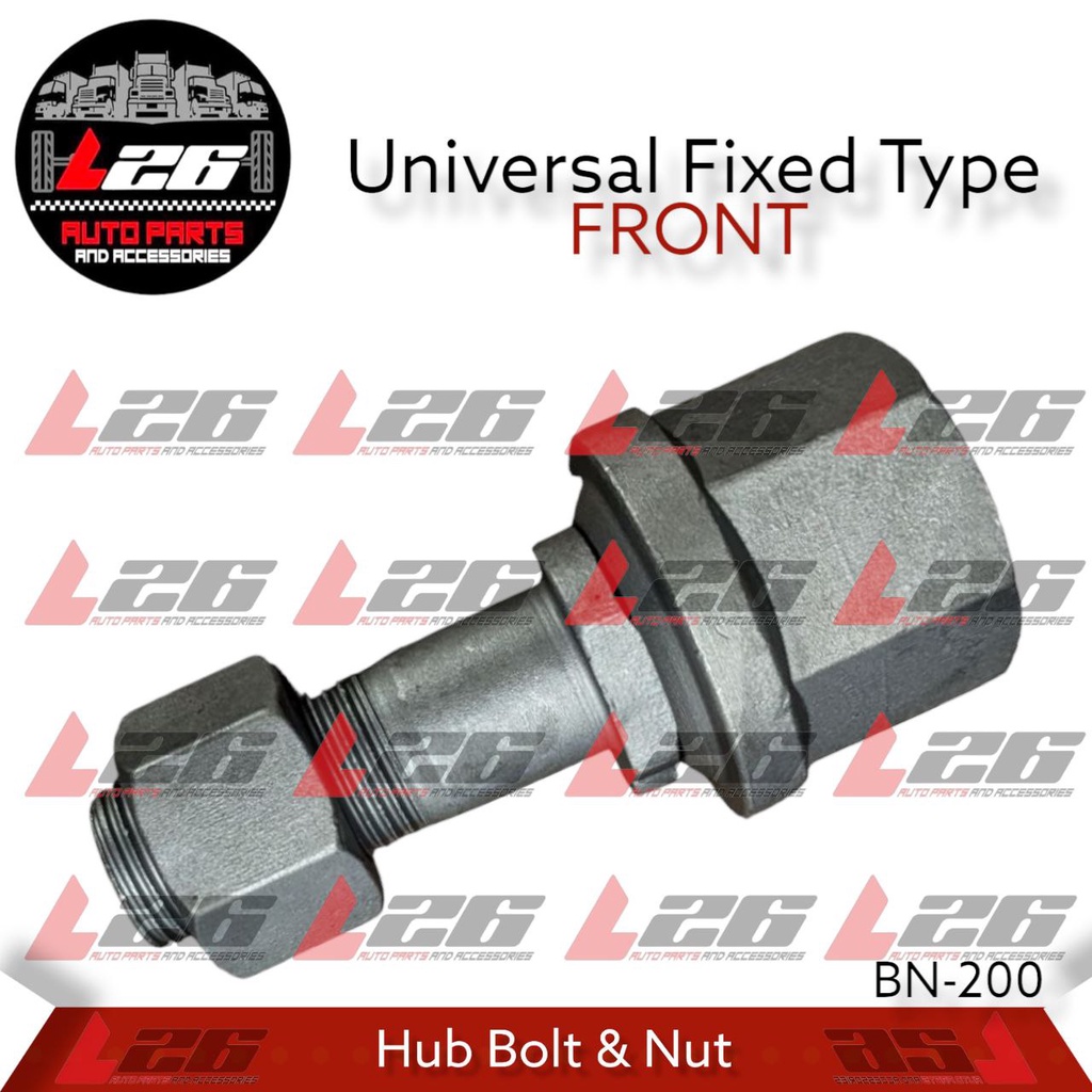Universal Fixed Type HUB BOLT & NUT Rear BN-200 | Shopee Philippines