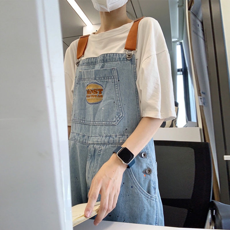 T Classy Denim Overalls Women New Style Loose | Shopee Philippines