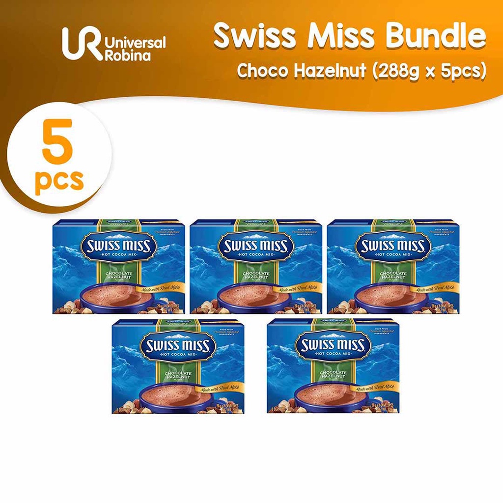 5 x Swiss Miss Chocolate Hazelnut (26g x 8) | Shopee Philippines
