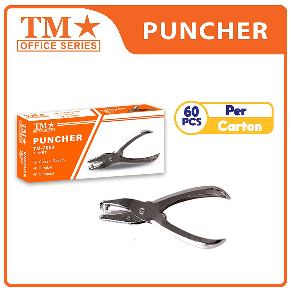 TM 60 pcs Ticket Puncher (TM-7054) | Shopee Philippines