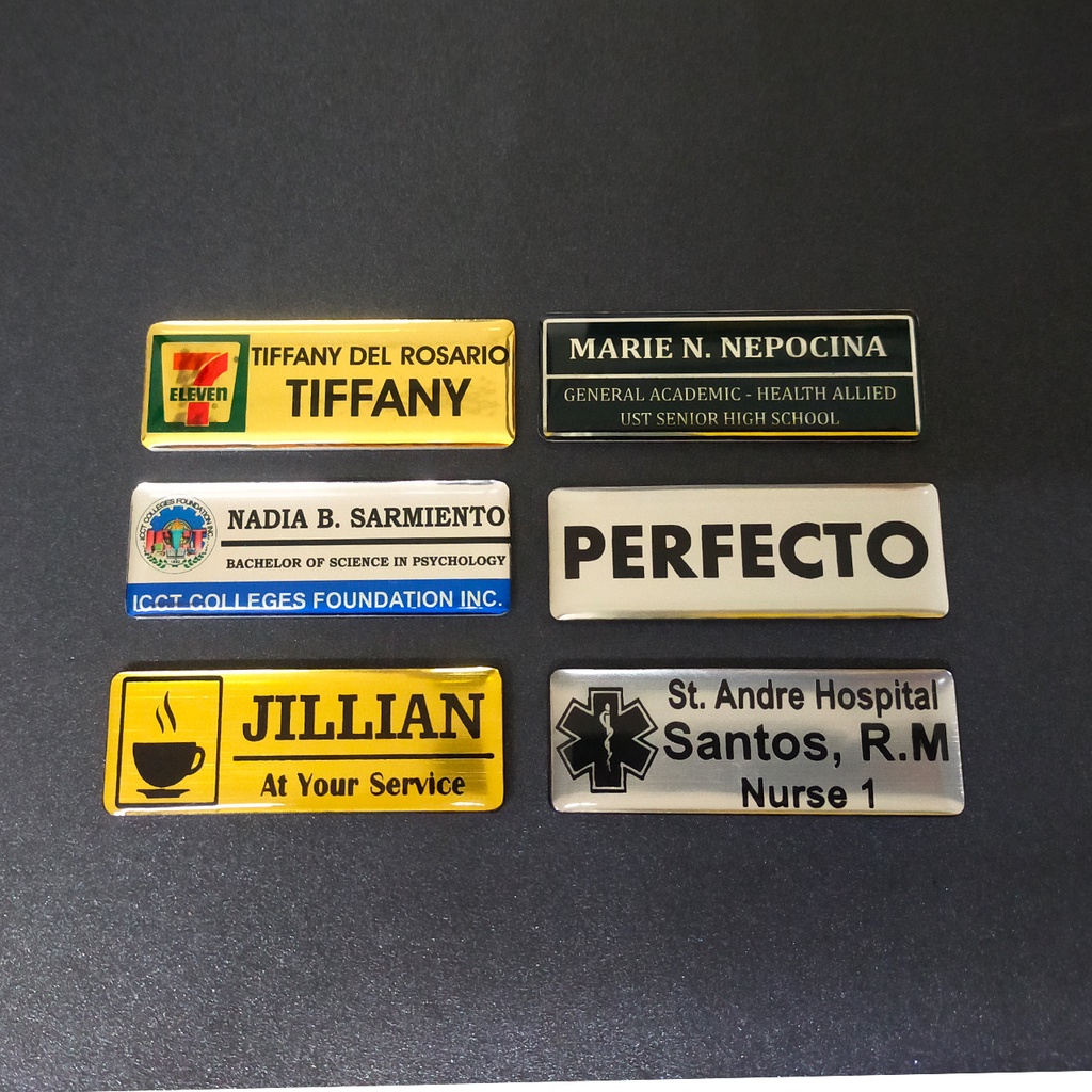 Personalized Nameplate Curved Front | Shopee Philippines