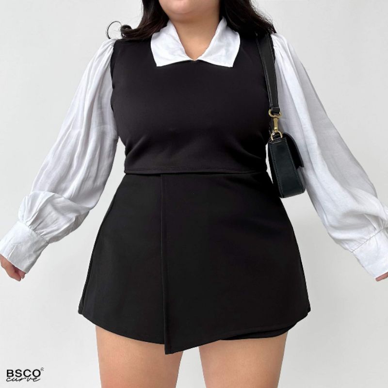 ONHAND PLUS SIZE BSCO CURVE XL-6XL SOLEA KOREAN FASHION STYLE OUTFIT ...