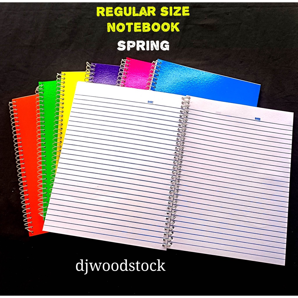 NOTEBOOK SPRING TYPE, REGULAR SIZE NOTEBOOK, SPRING TYPE NOTEBOOK, Sold ...