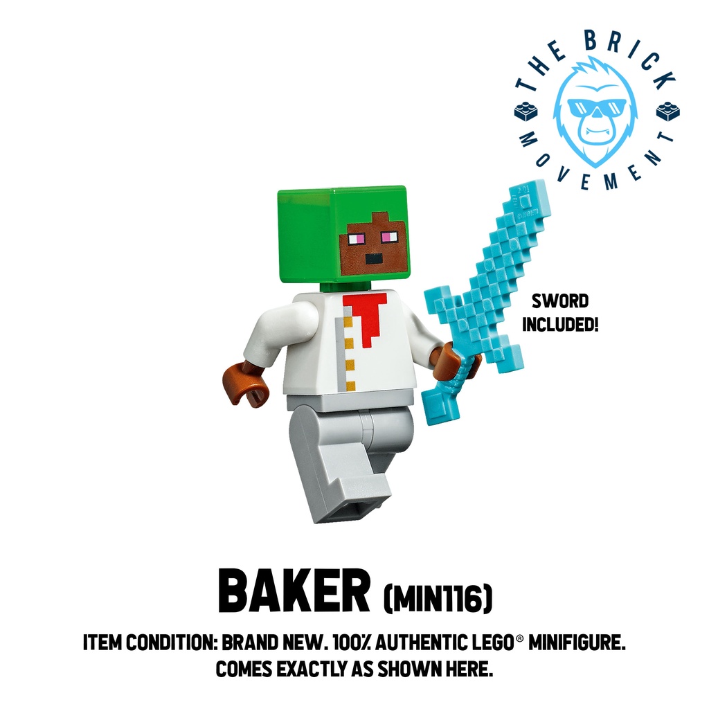 LEGO® MINECRAFT Baker Minifigure | Shopee Philippines