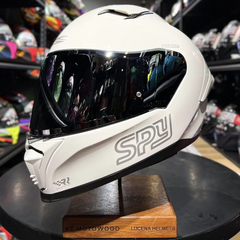 Spyder Helmet Strike V2 Full Face Single Visor /w Free Extra Clear ...