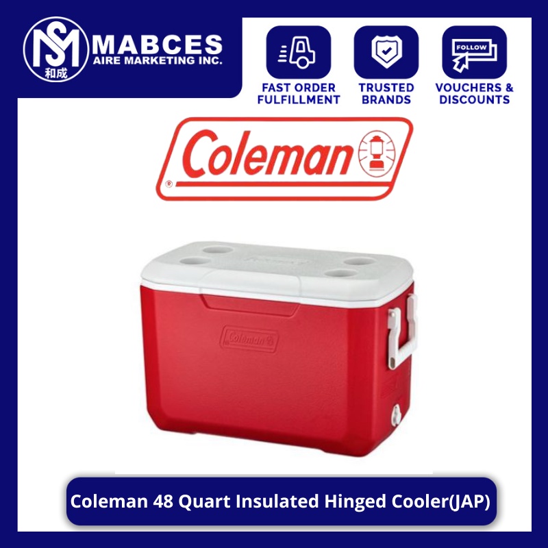 Coleman 48 Quart Insulated Hinged Cooler(JAP) | Shopee Philippines