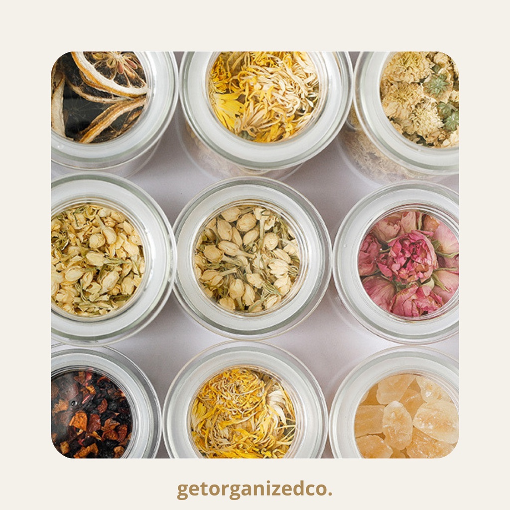 Glass Jar with AS Resin Lid [Free Waterproof Label] Storage Jar | Get ...