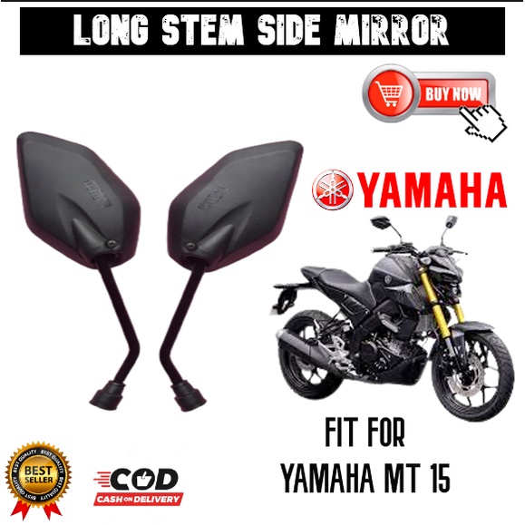 BEST SELLER! YAMAHA MT 15 | Motorcycle Yamaha Side Mirror Long Stem ...