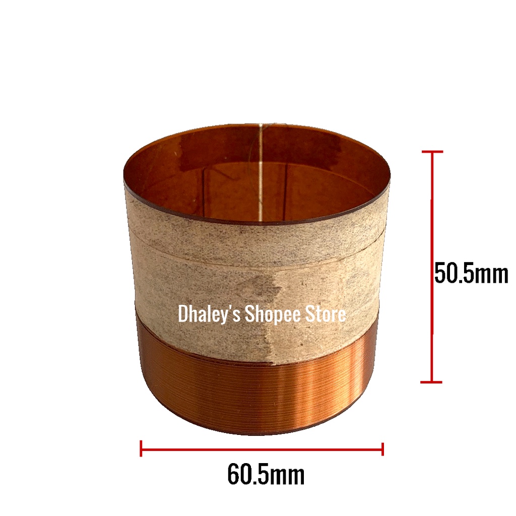 60.5mm Speaker Voice Coil 60.5mm Voice Coil 55mm Coil Height | Shopee ...