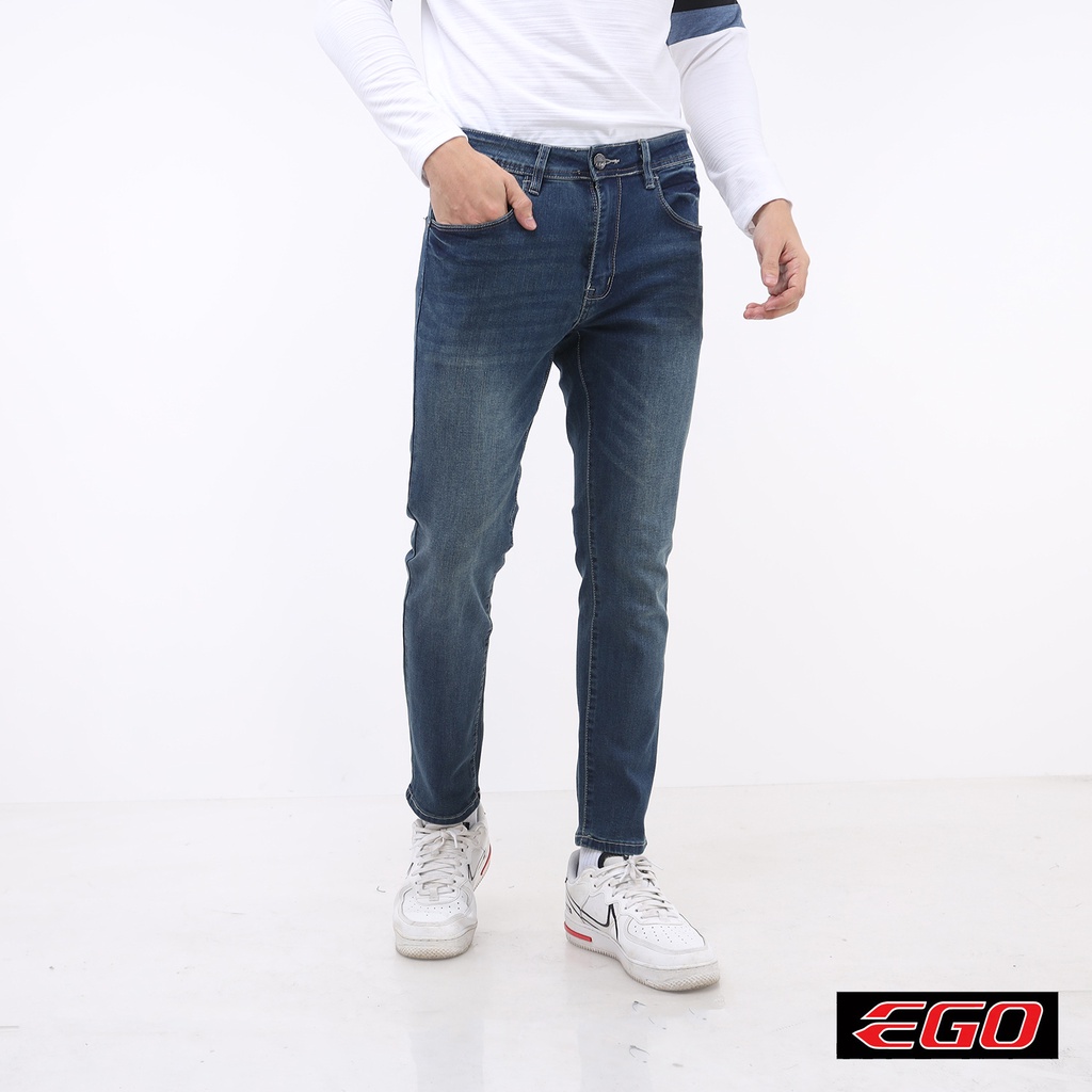 Ego Denim Long Pants Slim Tapered Fit Stretch ESB10-0189 | Shopee ...