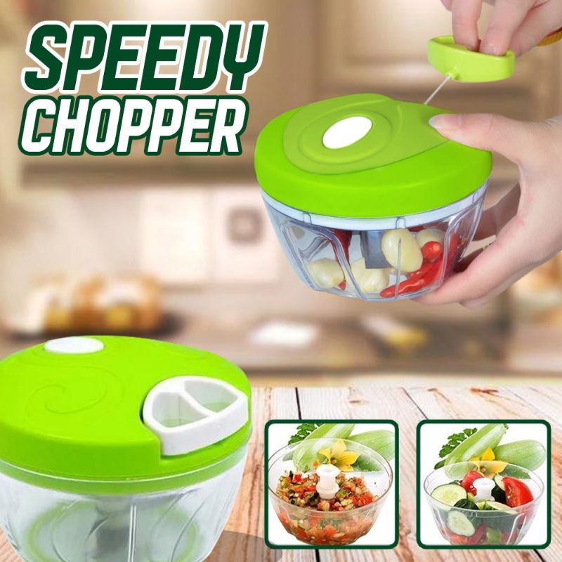 EASY SPIN CUTTER VEGETABLES CHOPPER AND CUTTER MANUAL SPIN VEGETABLES ...