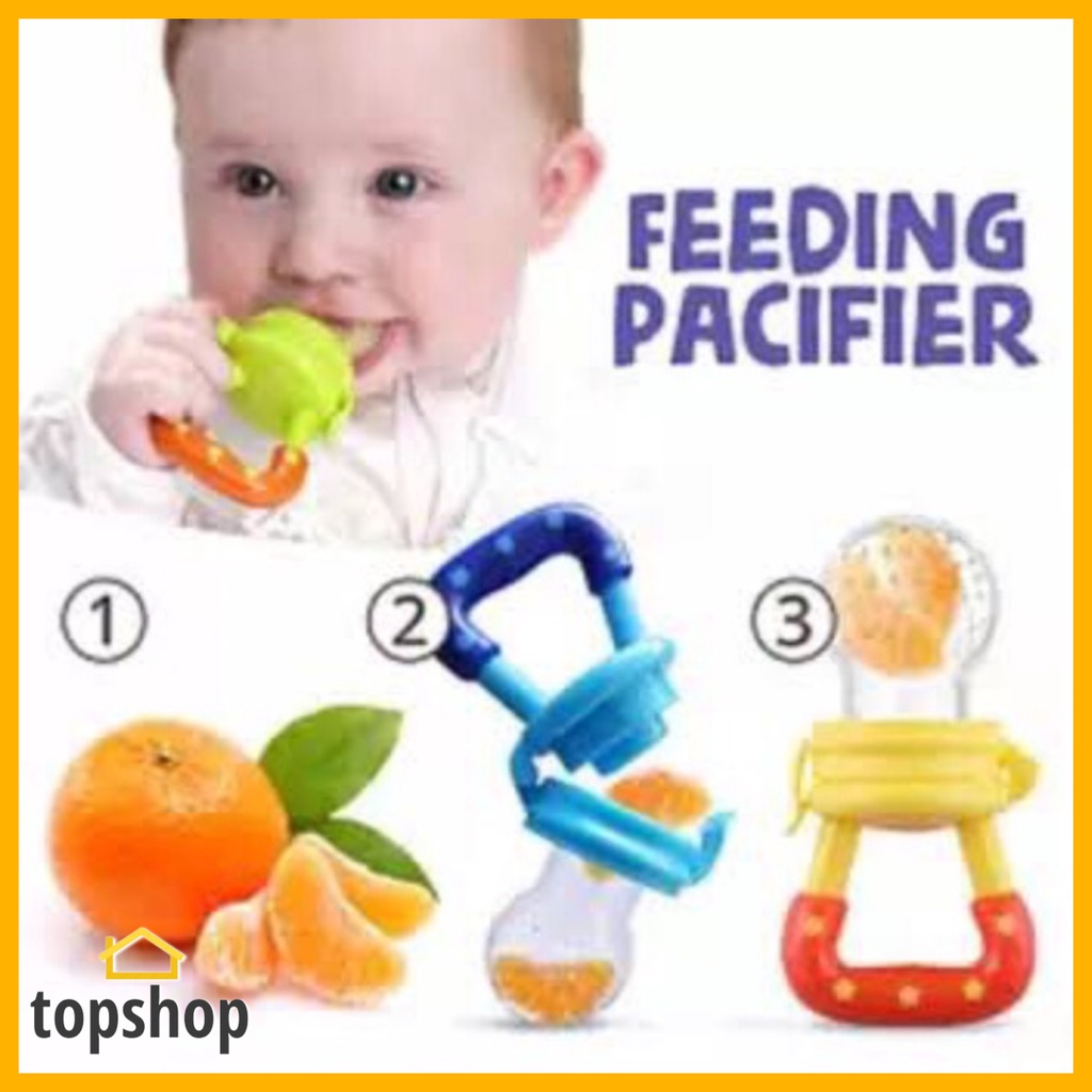 TOPSHOP Baby Food Fruit Pacifier Feeder NippleSilicone Pacifier ...