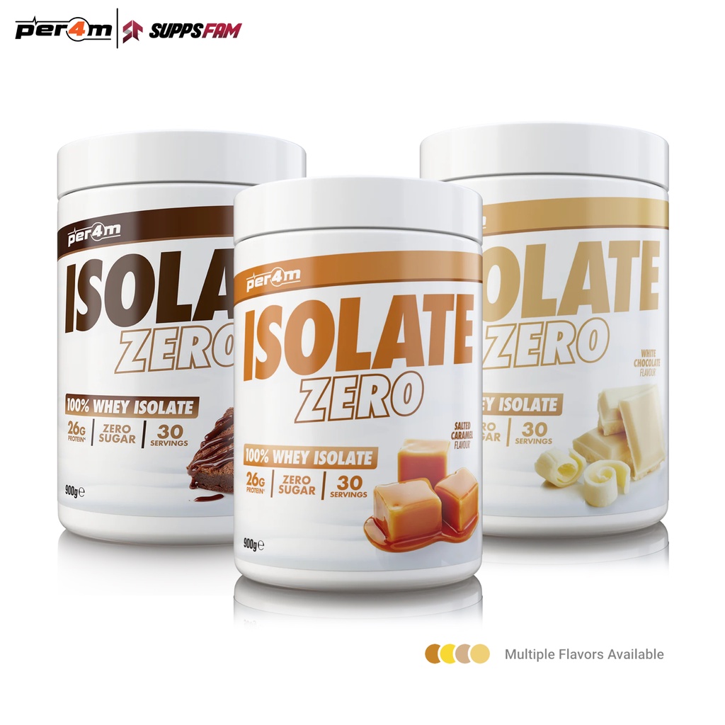 Per4m Isolate Zero Whey Protein 900g | Shopee Philippines